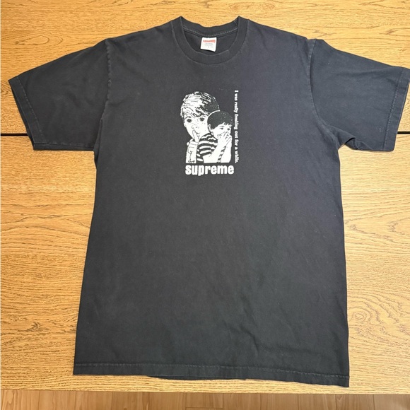Supreme | Shirts | Supreme Black And White Graphic Tee | Poshmark